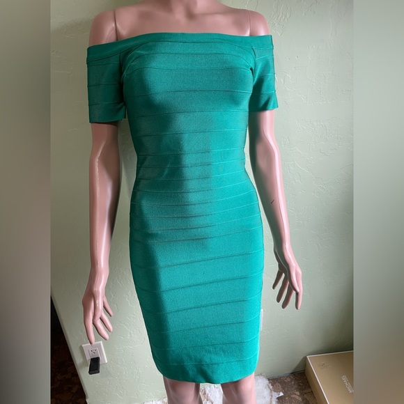 WOW couture | Dresses | Wow Couture Bandage Dress Green Color Small ...